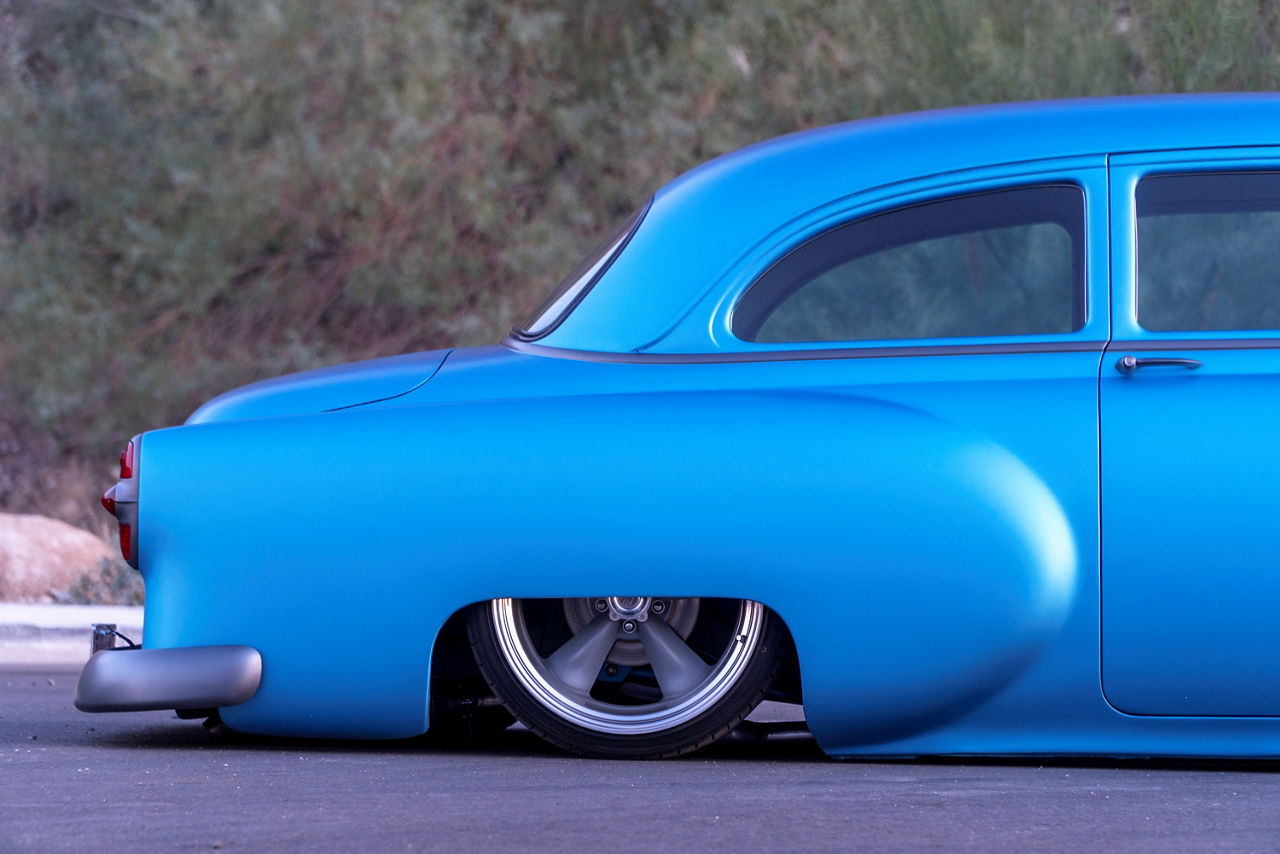 1953 Chevrolet 150 Custom Coupe - American Racing CLASSIC TORQ THRUST II - Gray | Wheel Pros